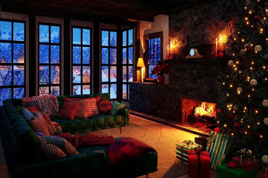Cozy Christmas Living Room - Creating a Warm and Festive Space