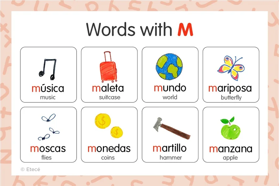 Words That Start With M in Spanish and Their Meanings