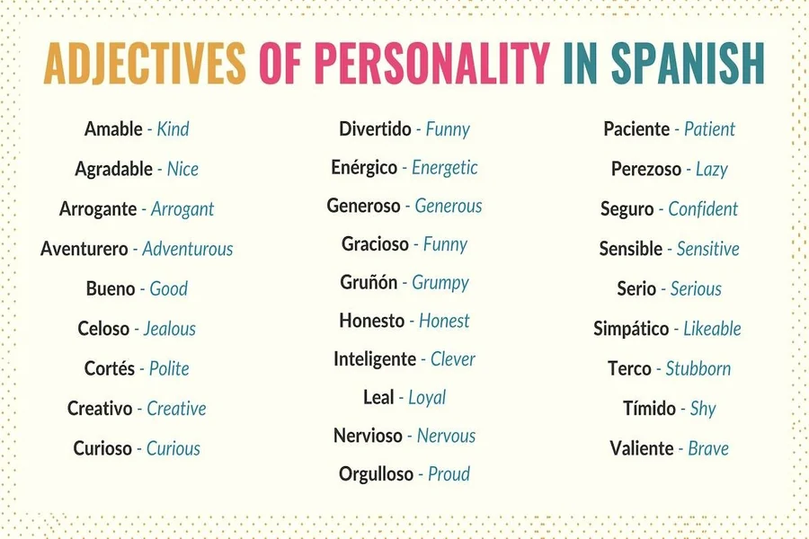 Words to Describe Someone in Spanish for Daily Conversations