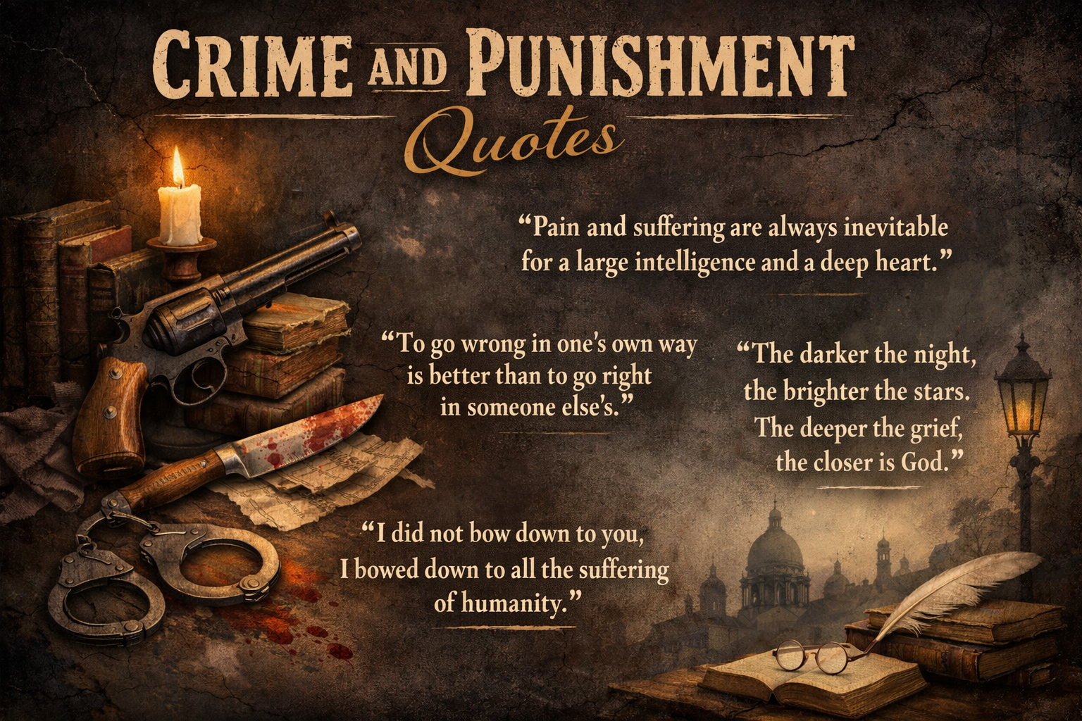 130+ Crime And Punishment Quotes To Inspire Thought